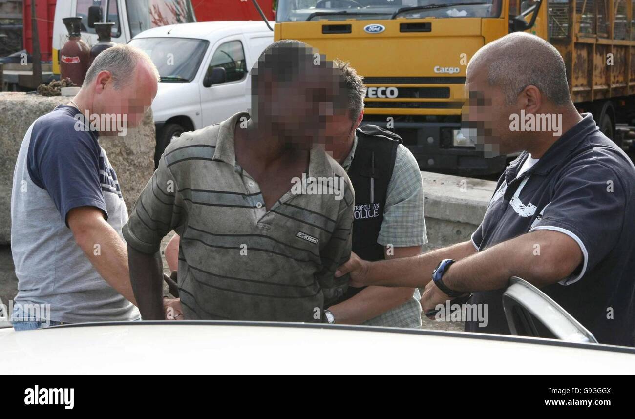 International car theft gang Stock Photo - Alamy