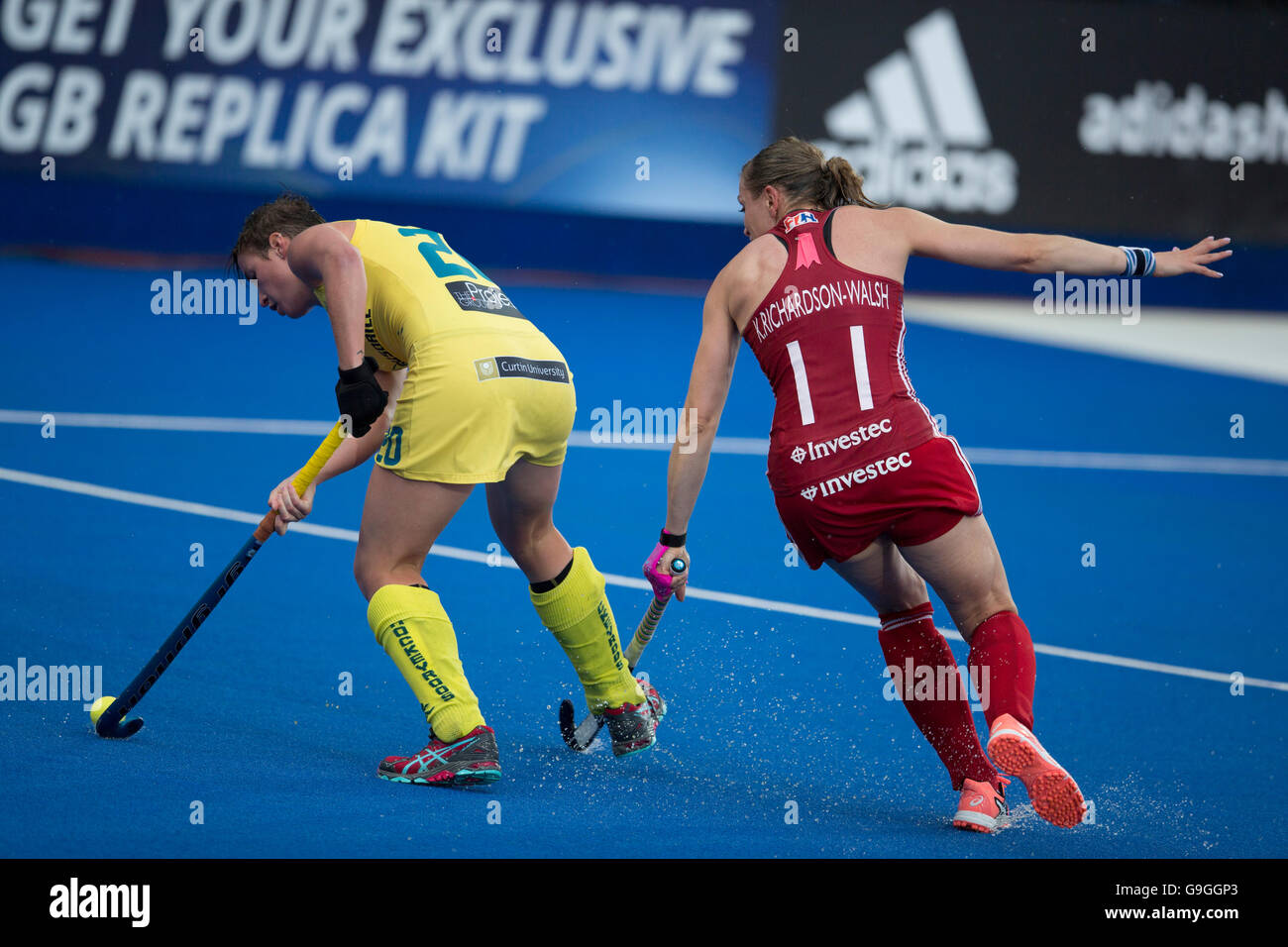 Investec Women's Hockey Champion's Trophy London June 2016. Kathryn ...