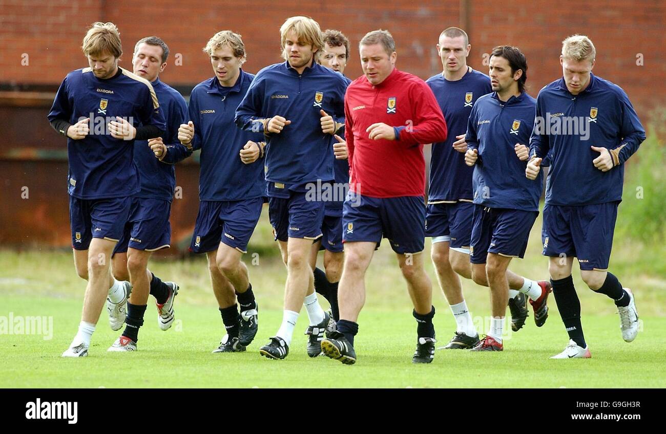 Soccer - Scotland training session - Hampden Park, Glasgow.. Scotland ...