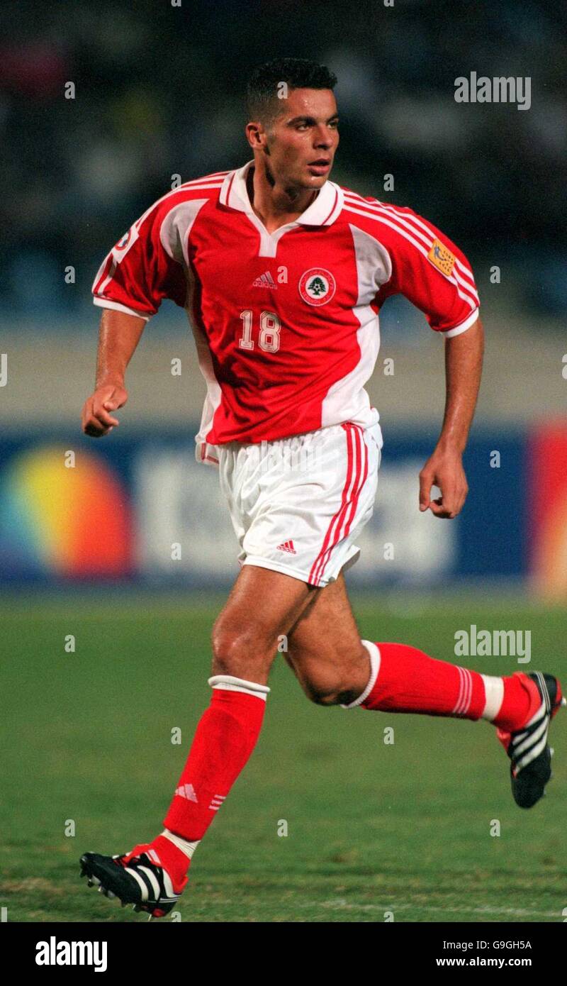 Soccer - Asian Cup Lebanon 2000 - Lebanon v Iraq Stock Photo - Alamy