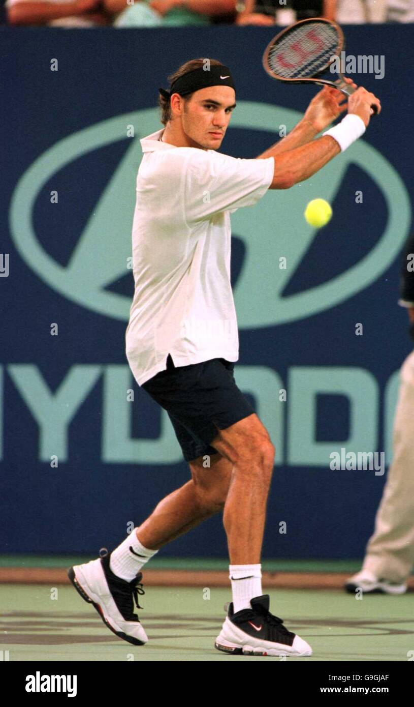 Tennis - Hopman Cup - Perth - Final - Switzerland v USA Stock Photo - Alamy