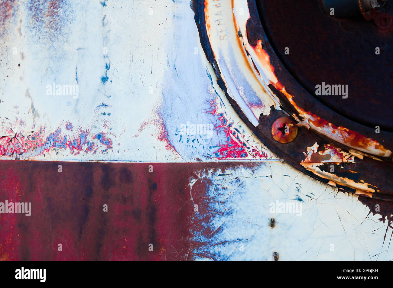 Weathered metal surface Stock Photo - Alamy