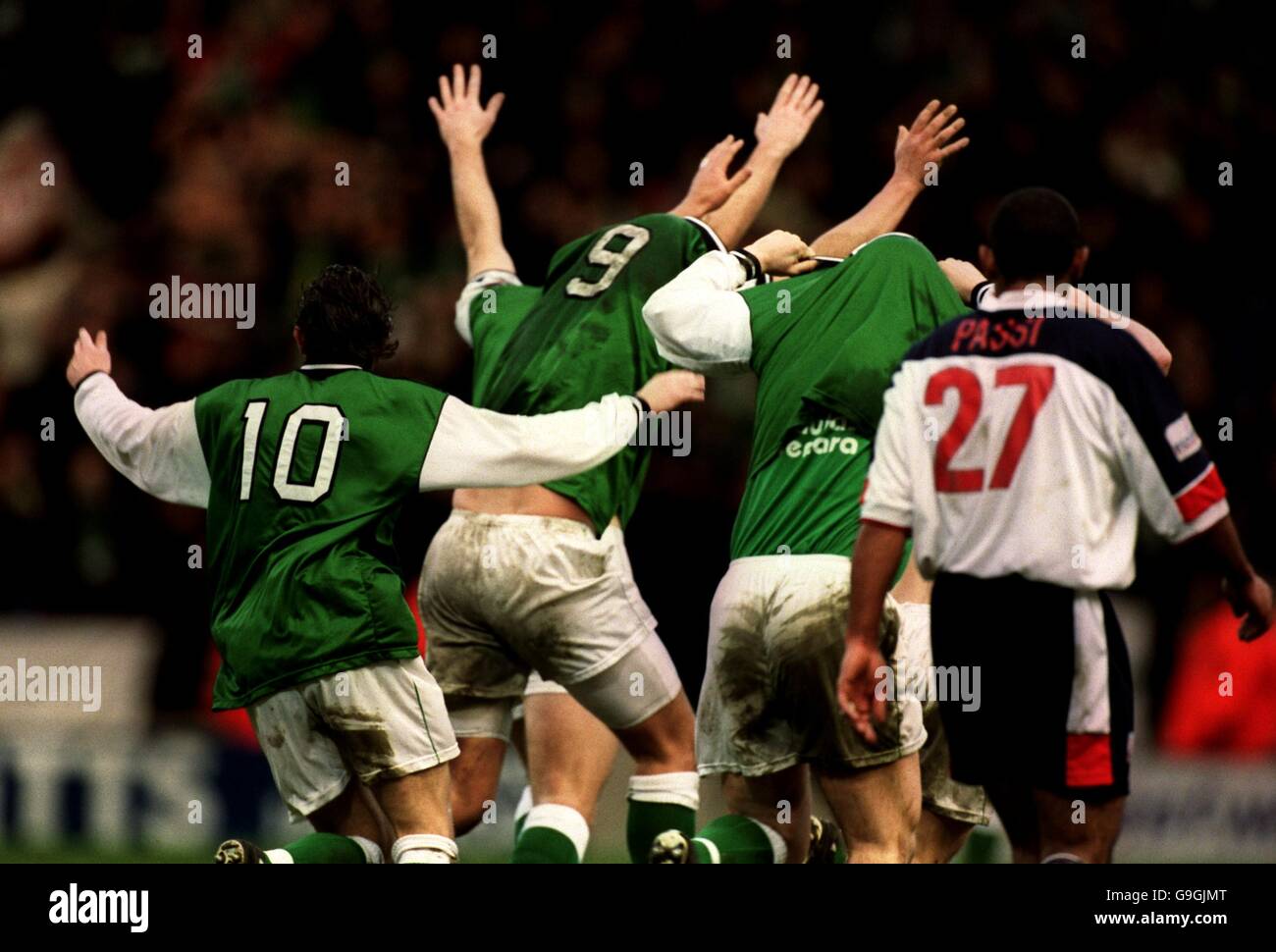 Yeovil Town's Warren Patmore (no 9) celebrates scoring the first goal ...
