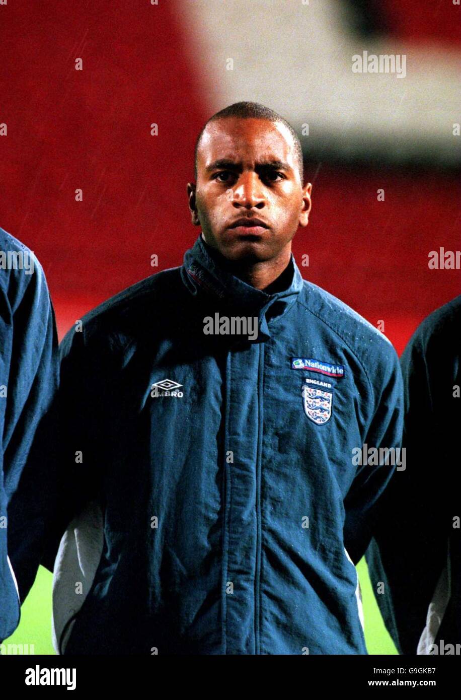 Soccer under 17 international friendly england v france hi-res stock ...