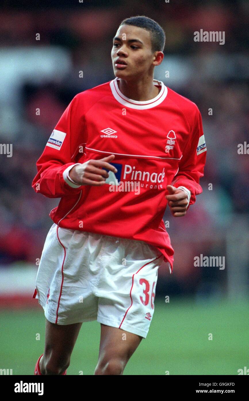 Nottingham Forest's Jermaine Jenas on his debut for the club Stock ...