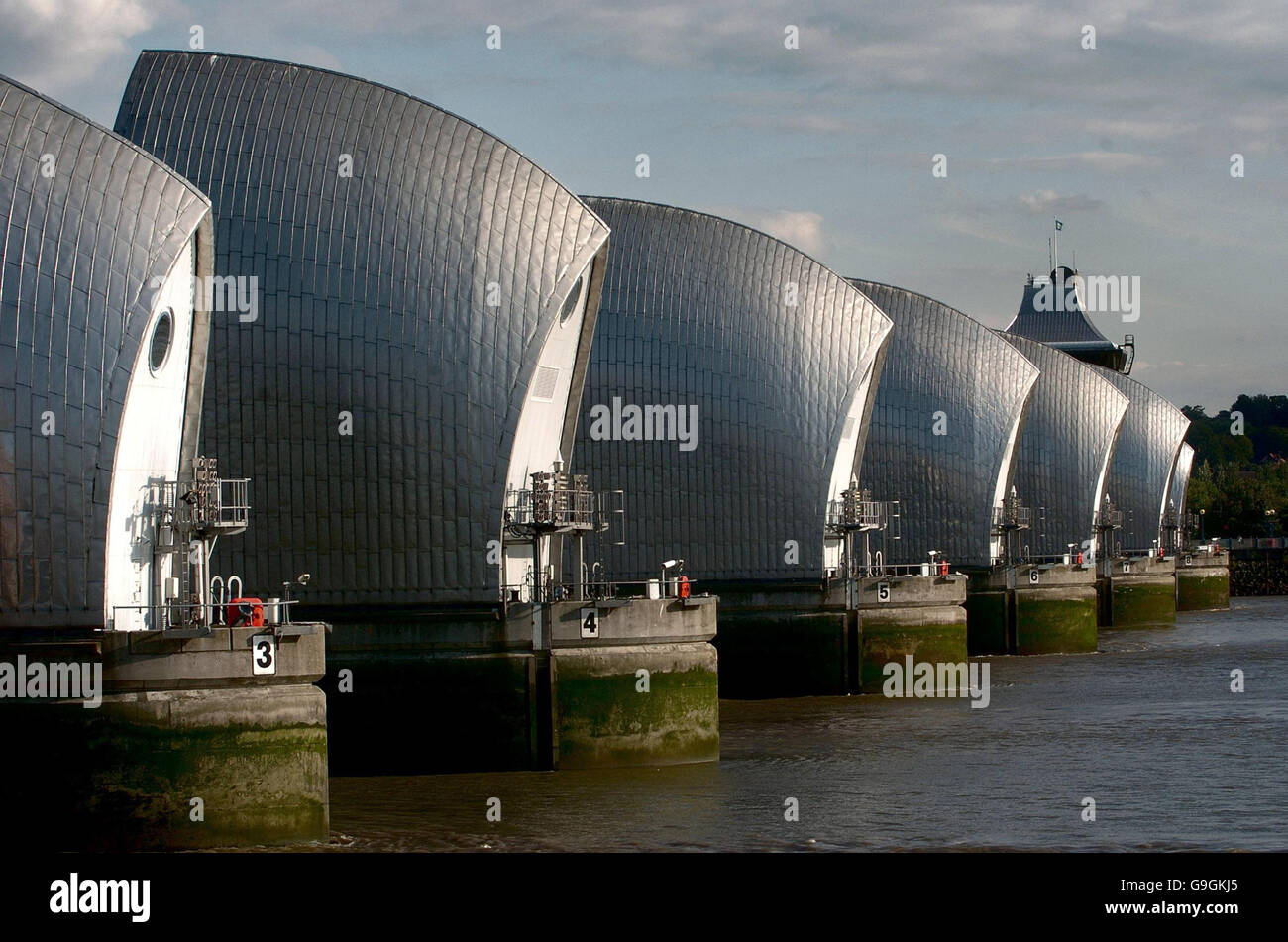 Buildings and Landmarks - Thames Barrier - London. The Thames Barrier ...