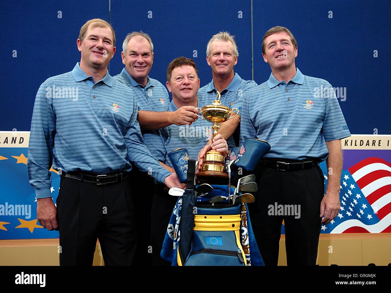 Assistant captain sandy lyle vice captain des smyth hi-res stock ...