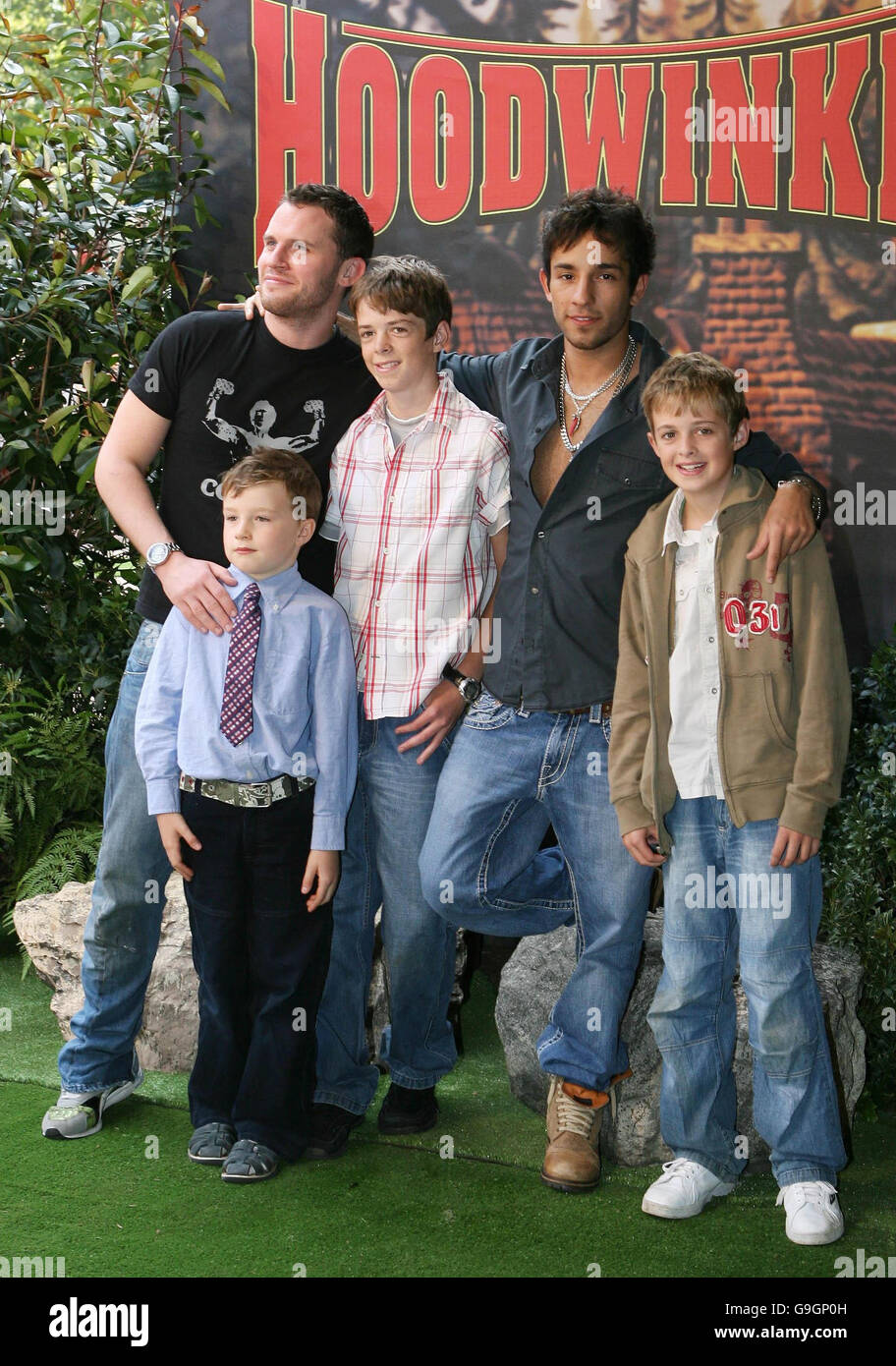 Sezer from Big Brother 7 (fourth from right) arrives for the VIP Gala ...