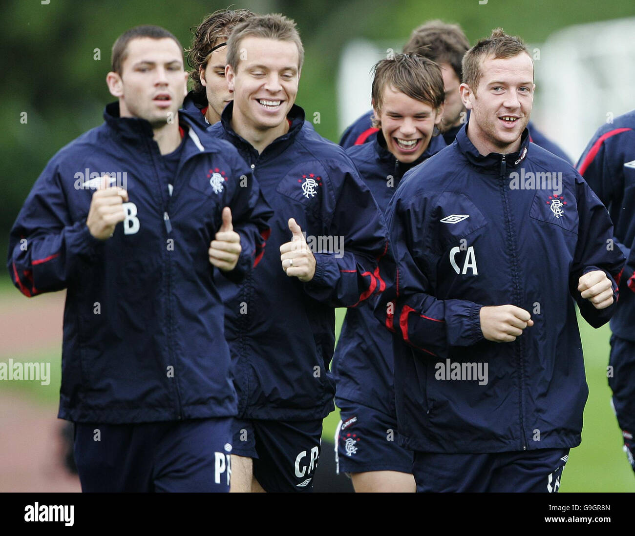 Soccer - Rangers Training - Murray Park - Glasgow Stock Photo - Alamy