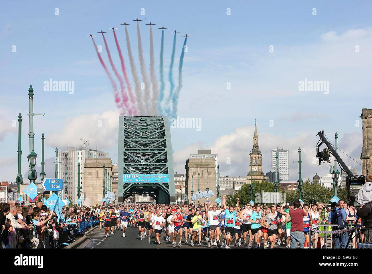 Marathon - Great North Run - Newcastle Stock Photo - Alamy
