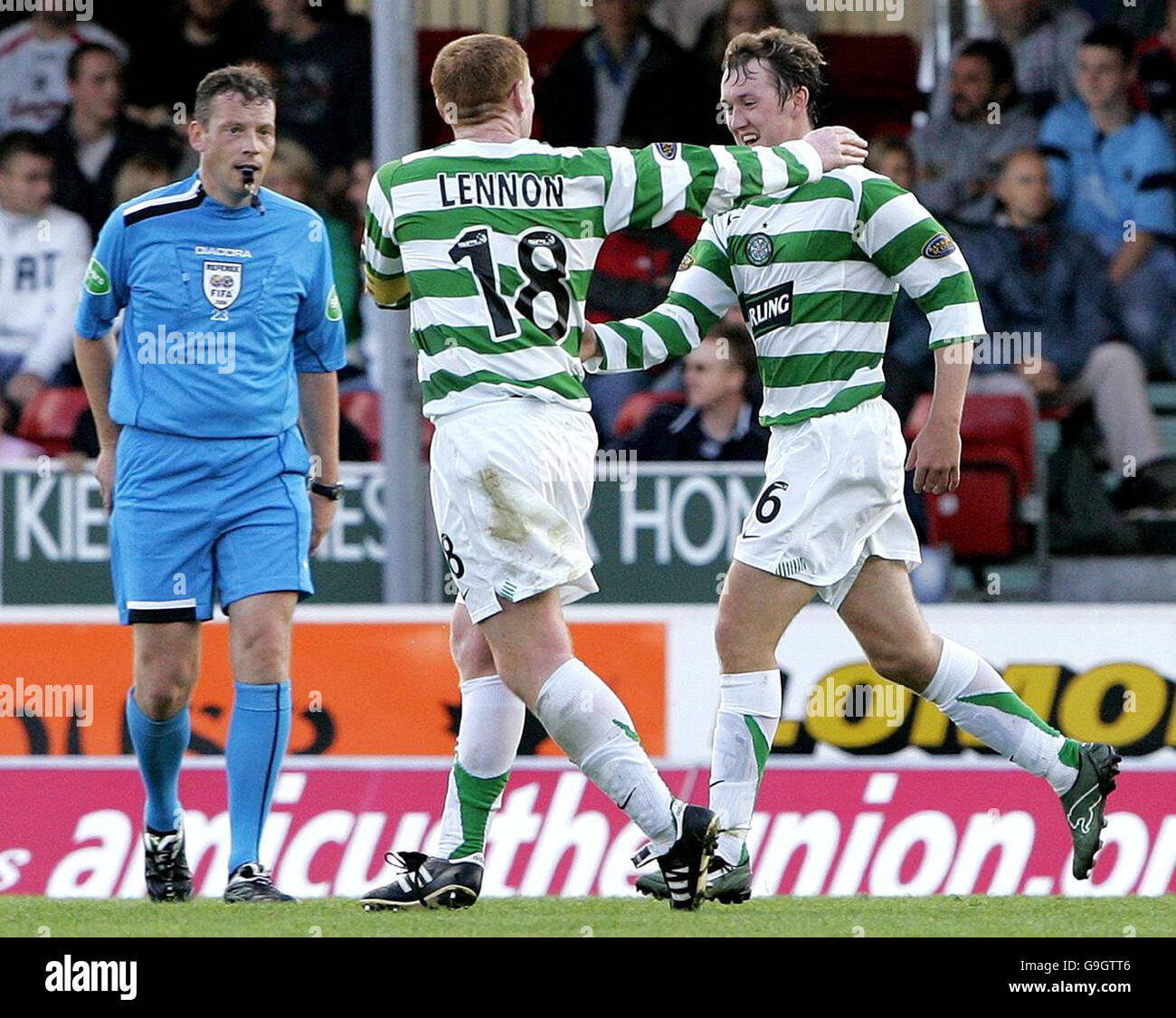 Bank scotland premier league match falkirk stadium hi-res stock ...