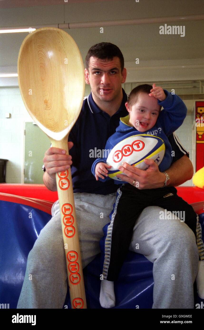 Rugby Union - Martin Johnson at TNT Wooden Spoon Campaign Launch Stock ...