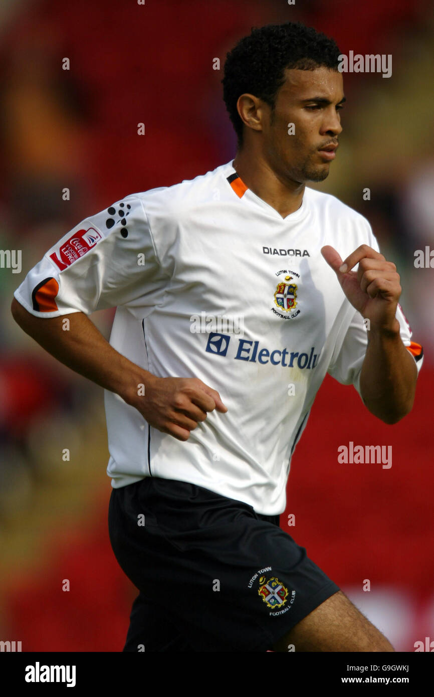 Soccer coca cola championship match barnsley v luton oakwell ground hi ...