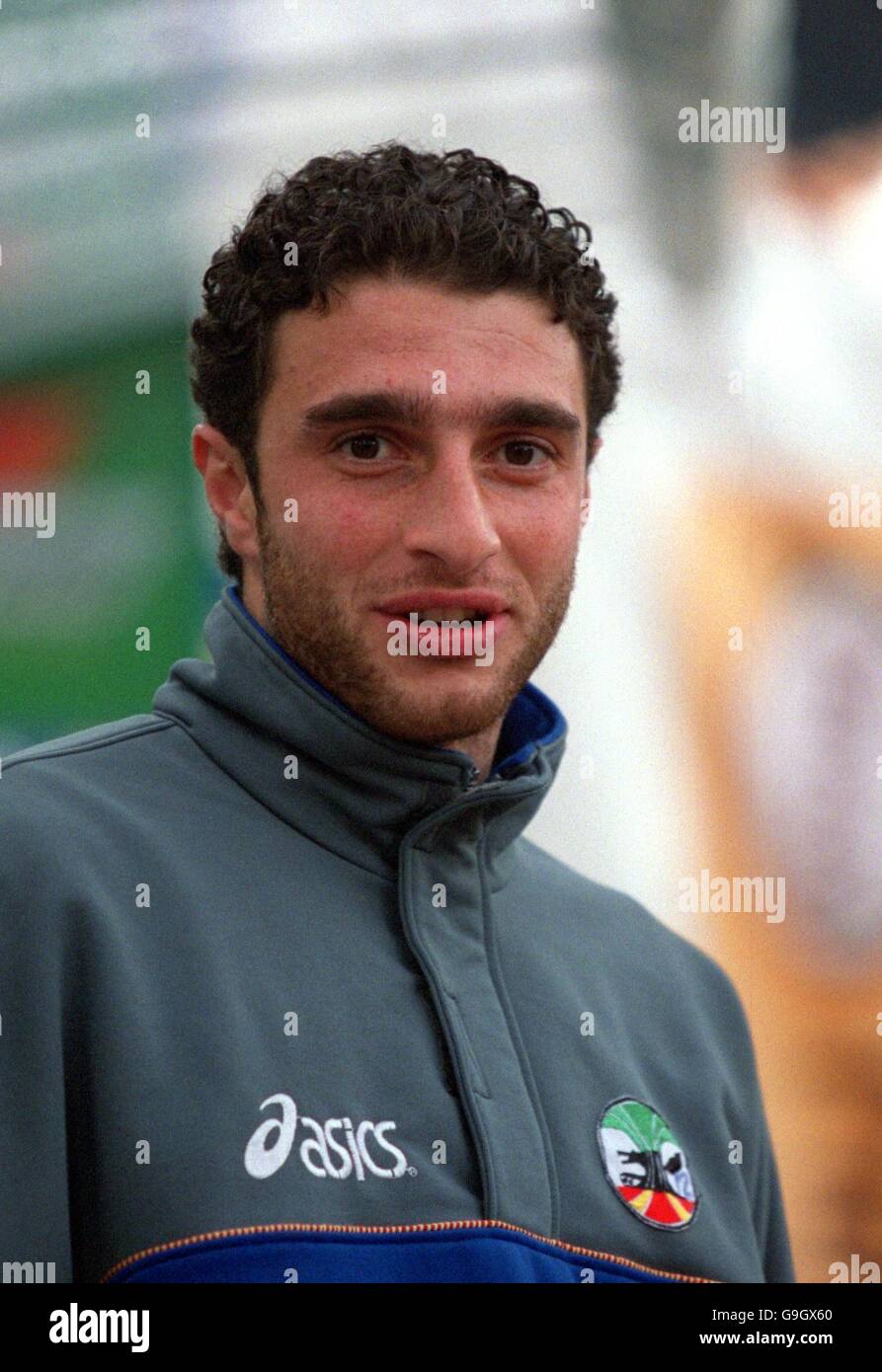 Italian Soccer - Serie A - Lazio v Lecce. Emanuel Manitta, Lecce Stock ...