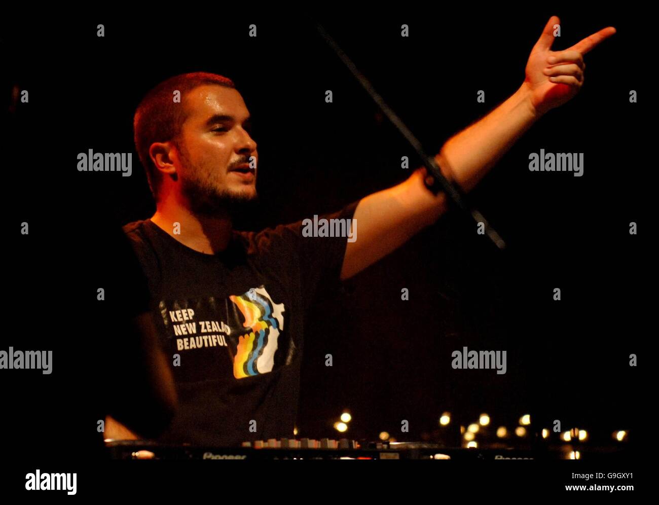 Zane lowe introduces killers in concert empress ballroom hi-res stock ...