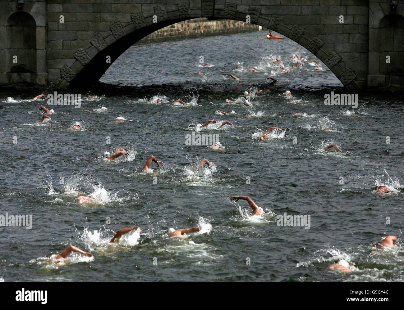 86th annual river liffey swim hi-res stock photography and images - Alamy