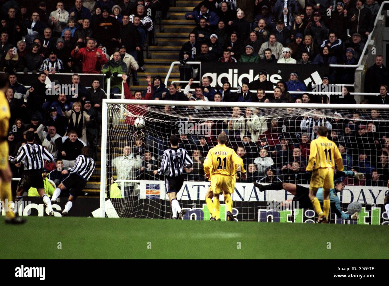 Newcastle uniteds clarence acuna l hi-res stock photography and images ...