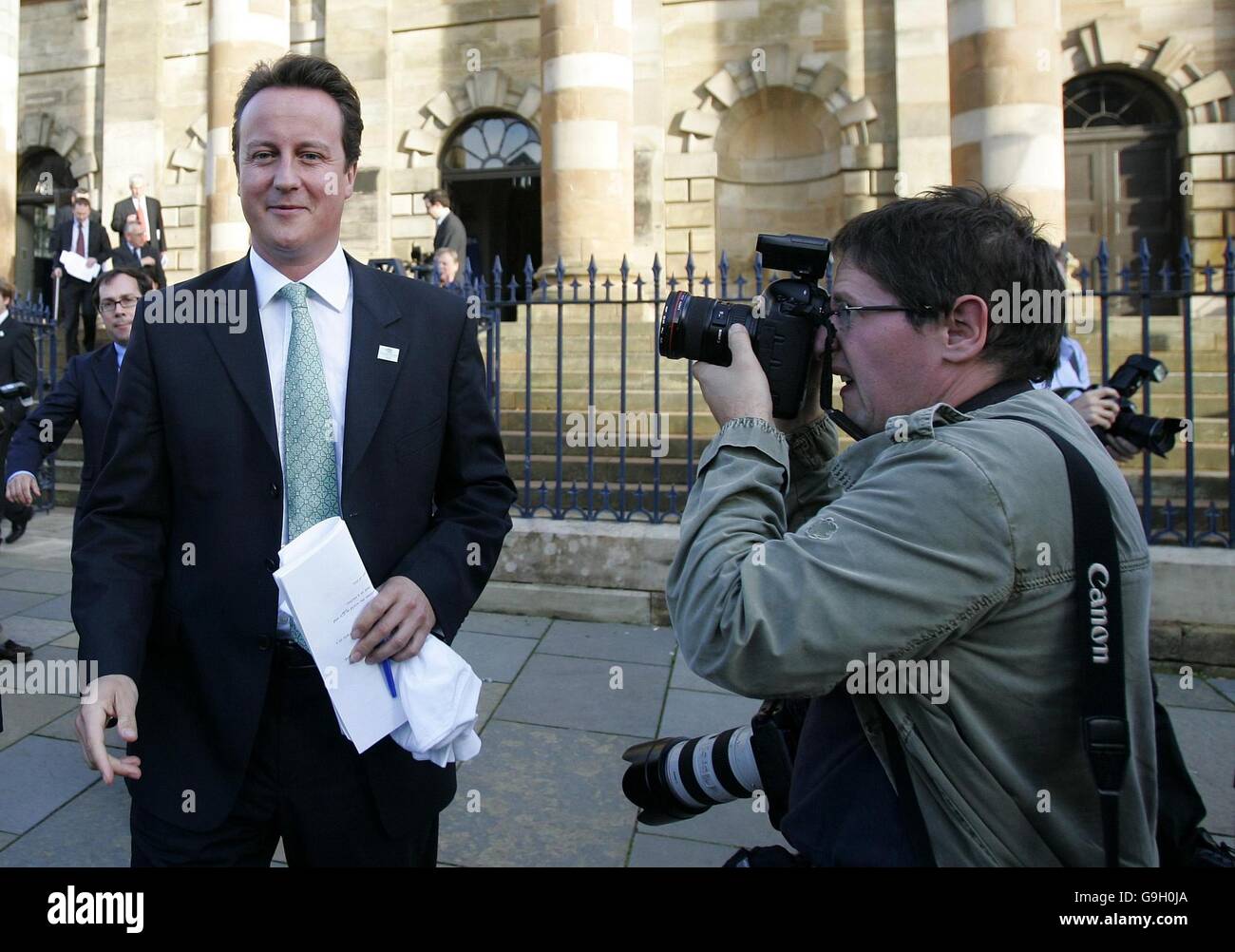 David Cameron in Glasgow Stock Photo - Alamy