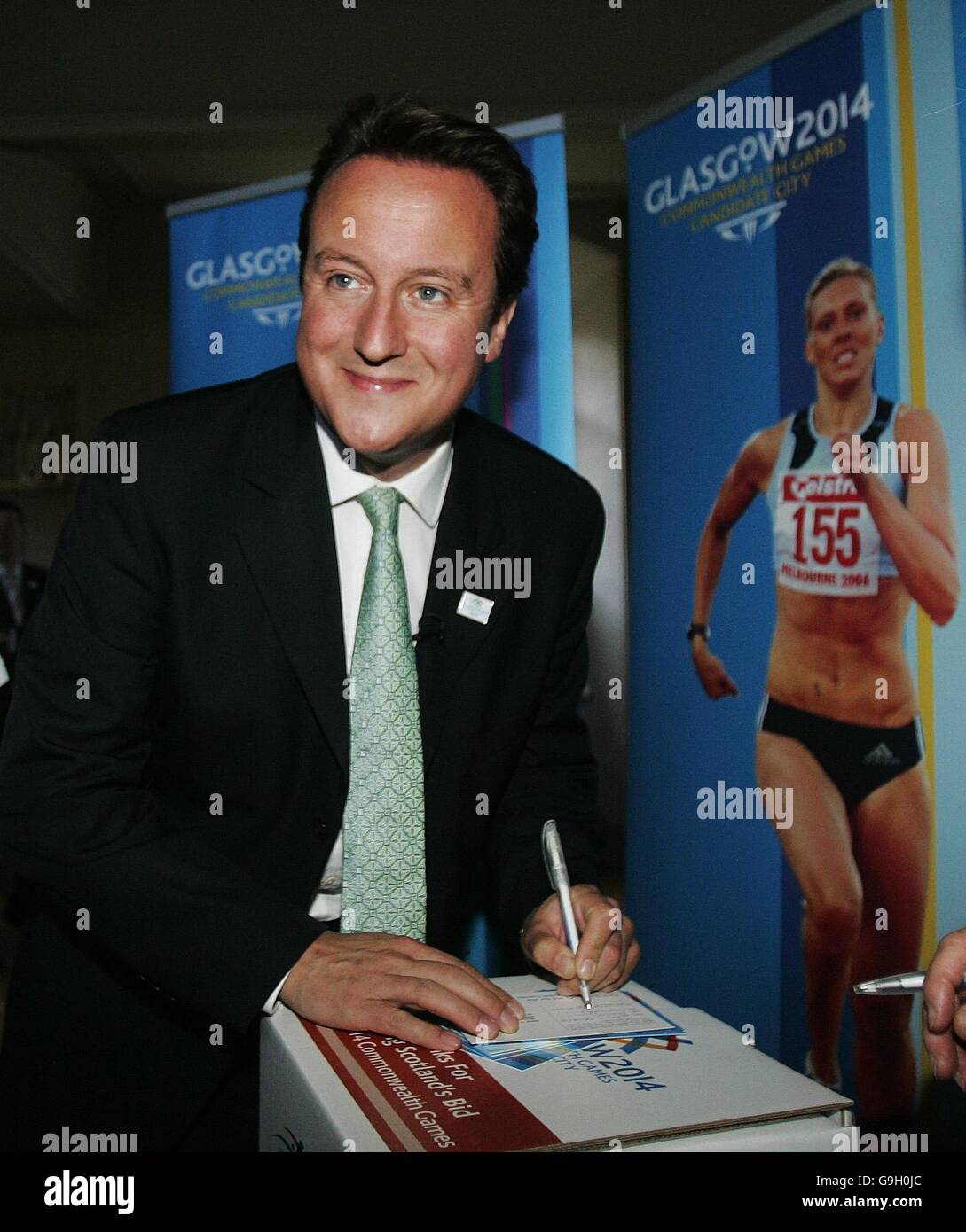 David Cameron in Glasgow Stock Photo - Alamy