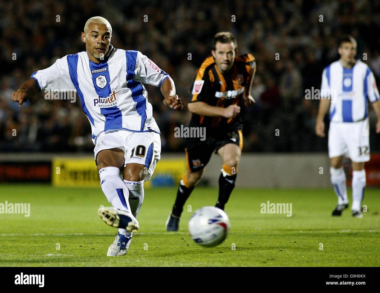 Coca cola championship match against hull city kc stadium hi-res stock ...