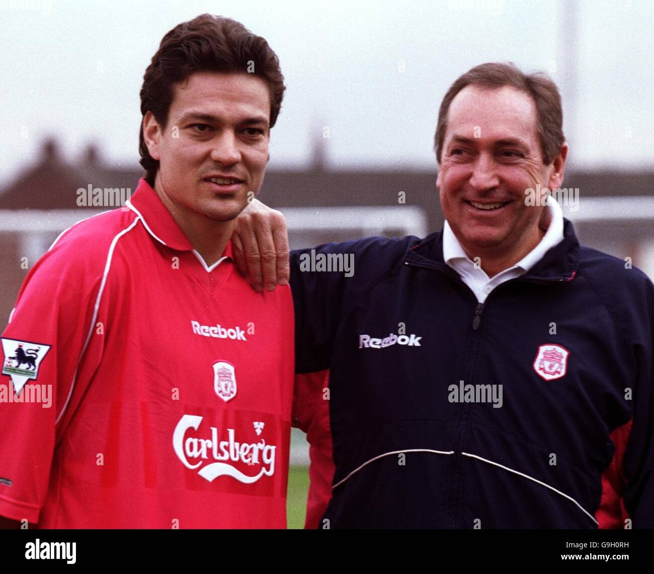 Jari litmanen signs for liverpool hi-res stock photography and images ...
