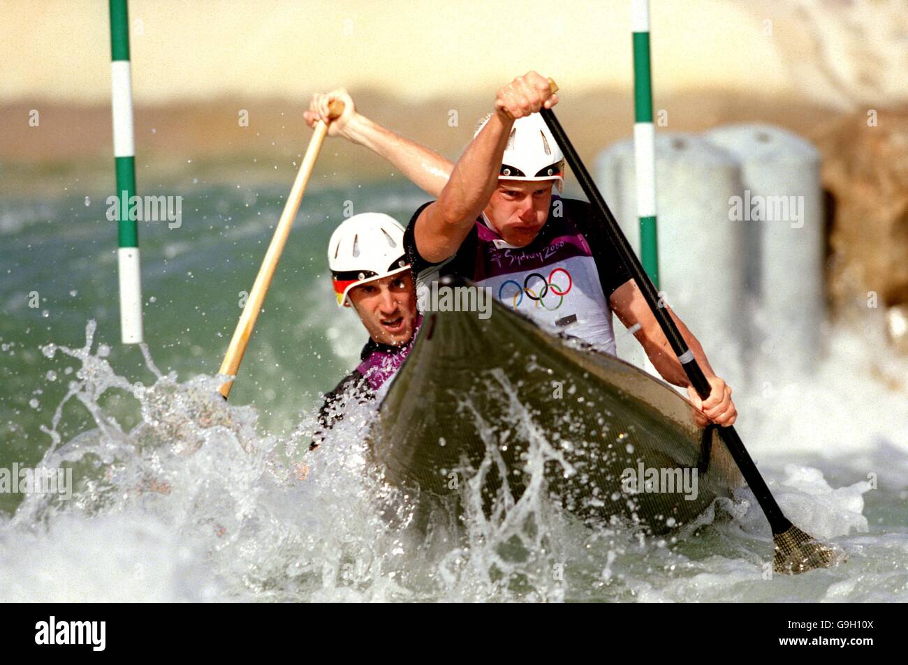 Germany's Andre Ehrenberg and Michael Senft in action Stock Photo - Alamy