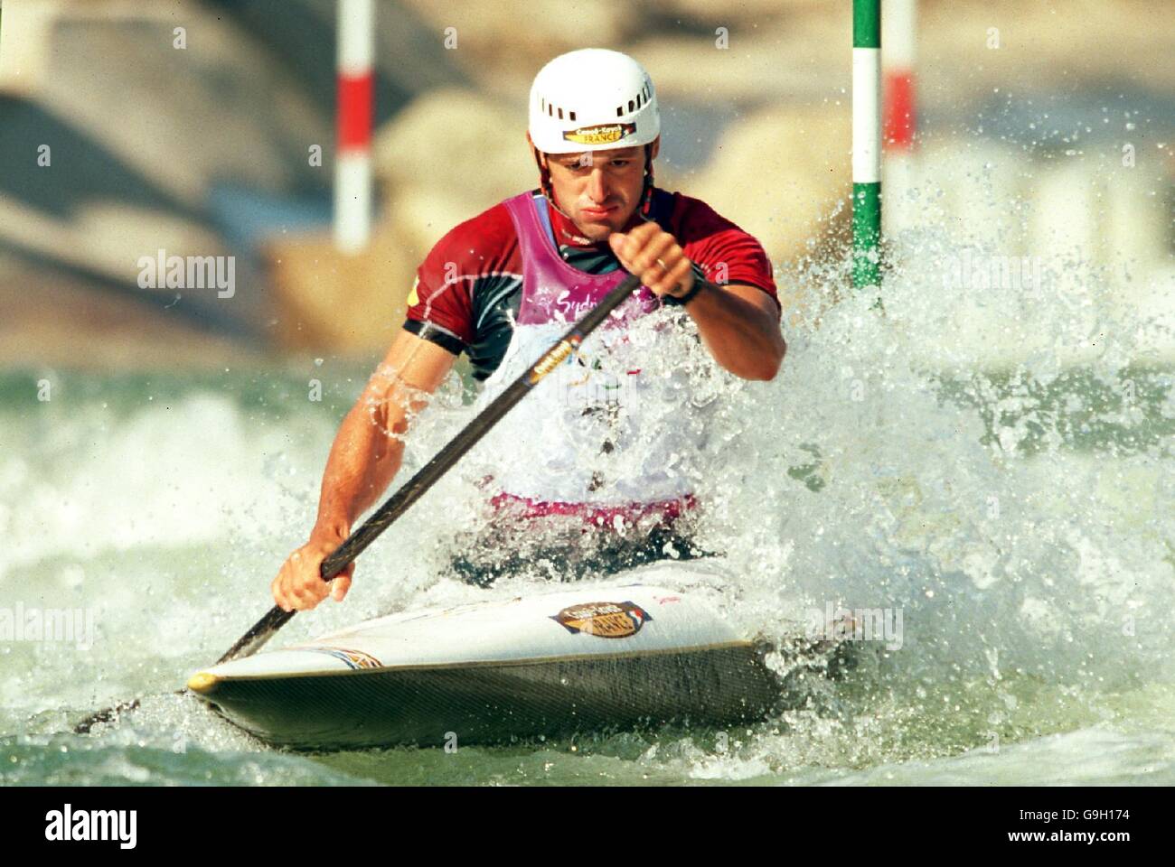 Canoeing - Sydney 2000 Olympic Games - Men's C1 Slalom Final Stock ...