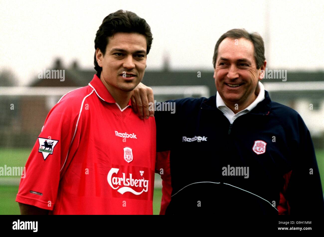 Jari litmanen signs for liverpool hi-res stock photography and images ...