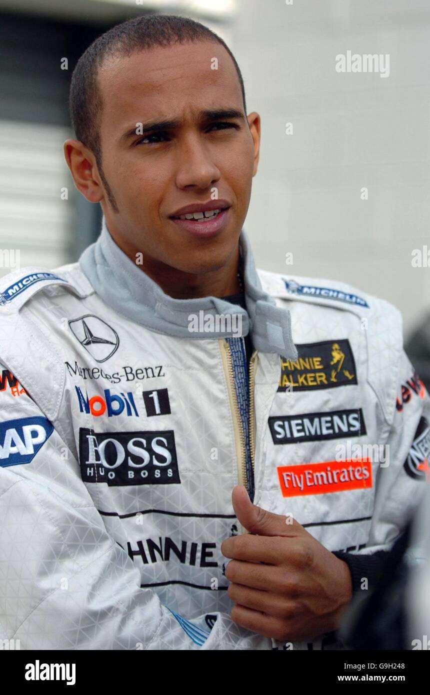 Auto - Lewis Hamilton test drives for McLaren at Silverstone Stock ...