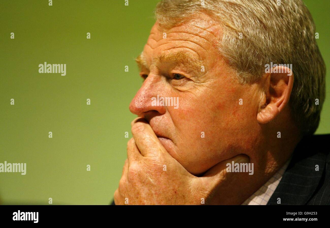 Former Liberal Democrat Party leader Lord Ashdown listens to the debate ...