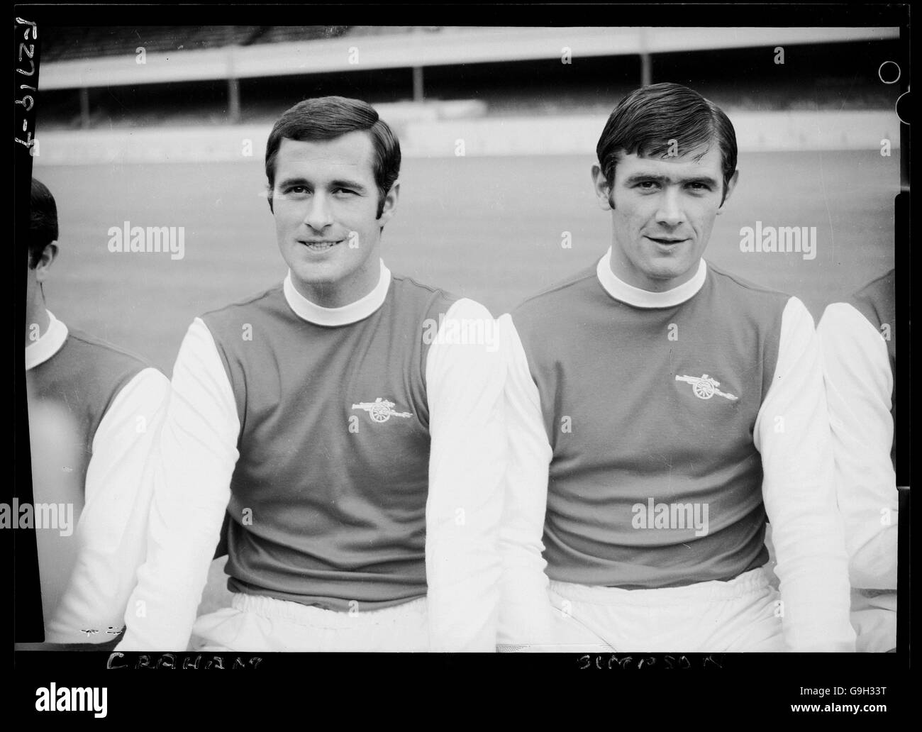 (L-R) George Graham and Peter Simpson, Arsenal Stock Photo - Alamy