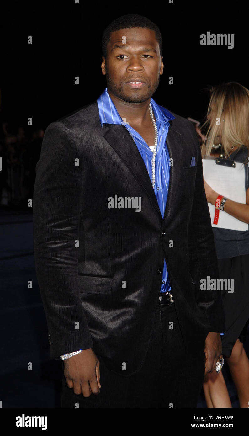 50 Cent arrives for the Armani show during the London Fashion Week ...