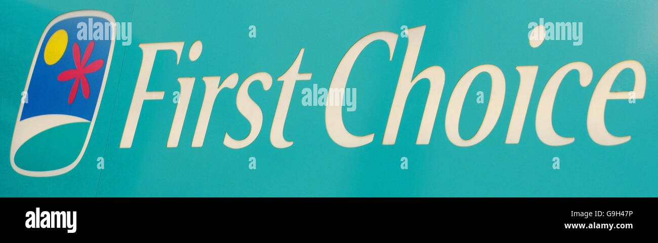 Generic stock photo of First Choice travel agency logo. PRESS ...