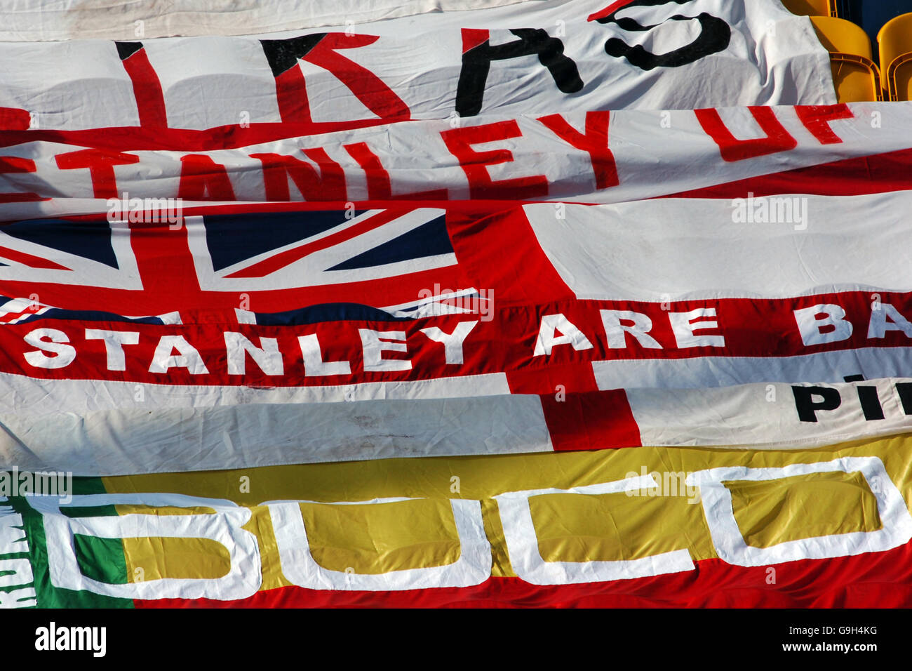 Accrington stanley flags hi-res stock photography and images - Alamy