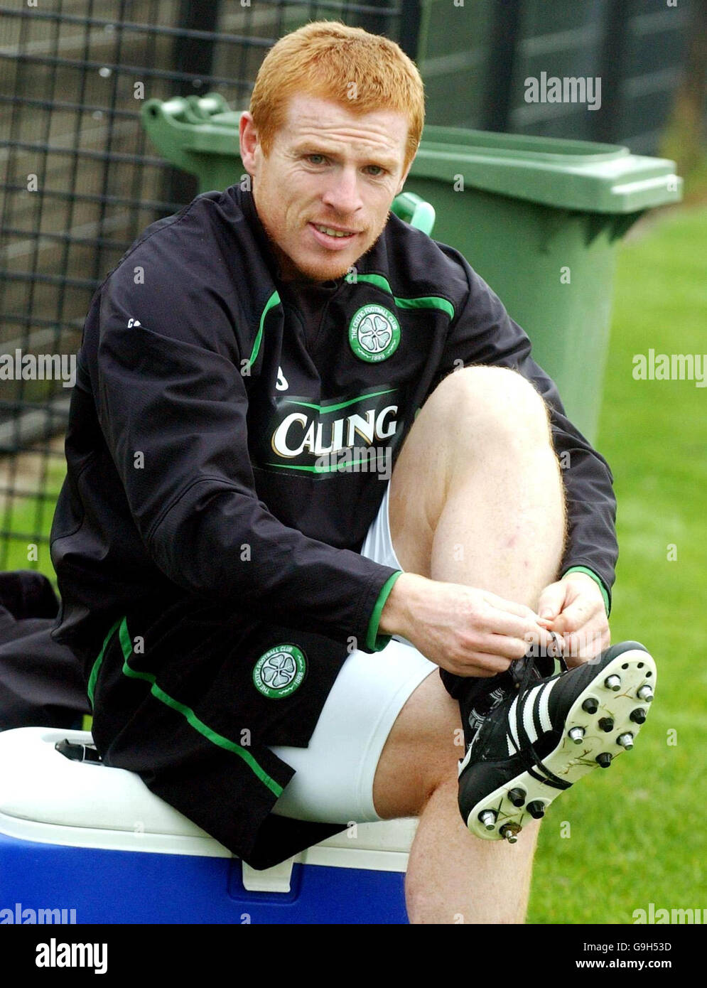 Soccer - Celtic training - Barrowfield training ground Stock Photo - Alamy