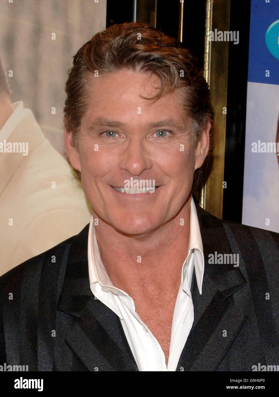 David Hasselhoff attending the UK premiere of Click at the Empire ...