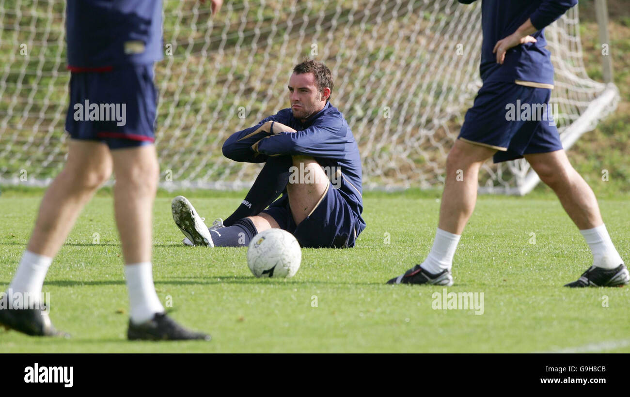 Scotland training session at hampden park hi-res stock photography and ...