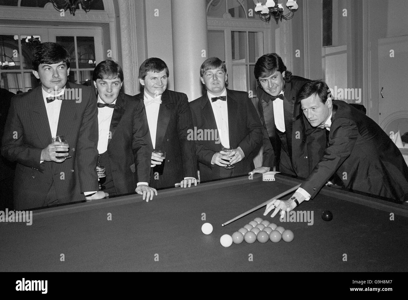 John parrott snooker Black and White Stock Photos & Images - Alamy