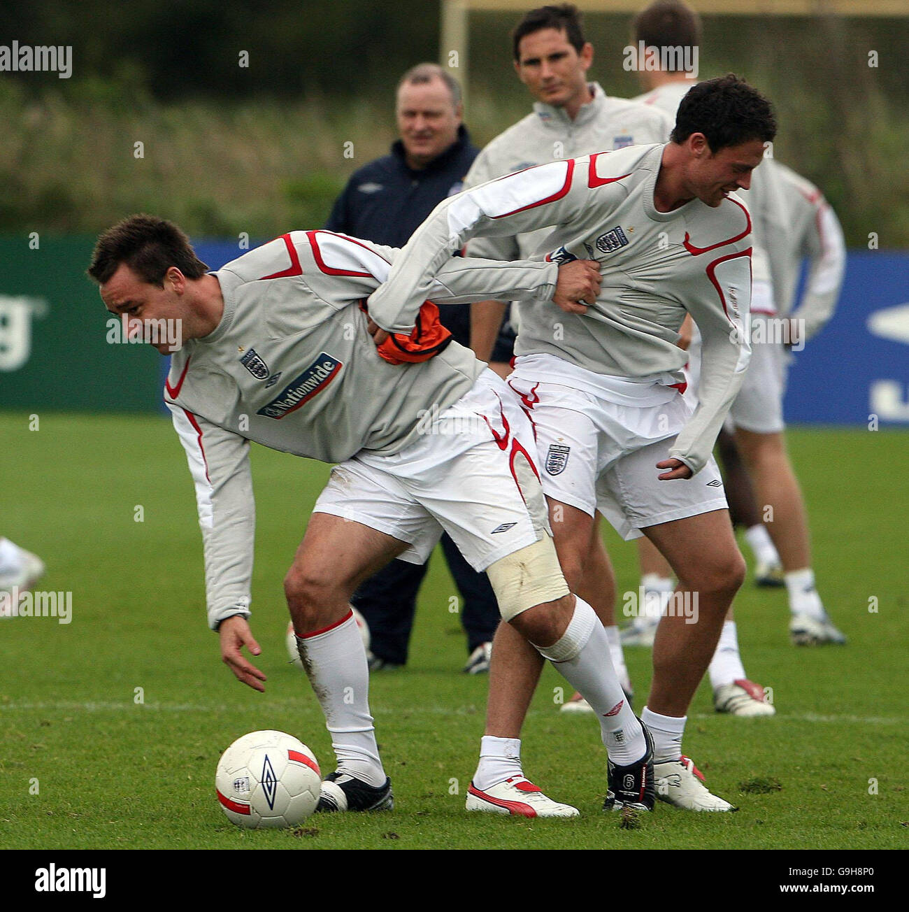 John terry wayne bridge during training session at carrington hi-res ...