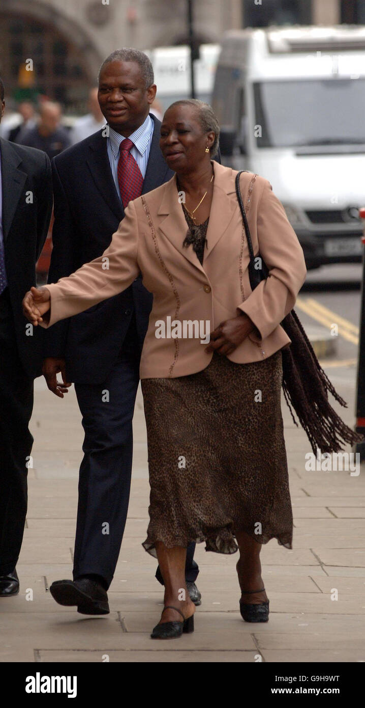 Richard and Gloria Taylor, the parents of Damilola, arrive at the Old ...