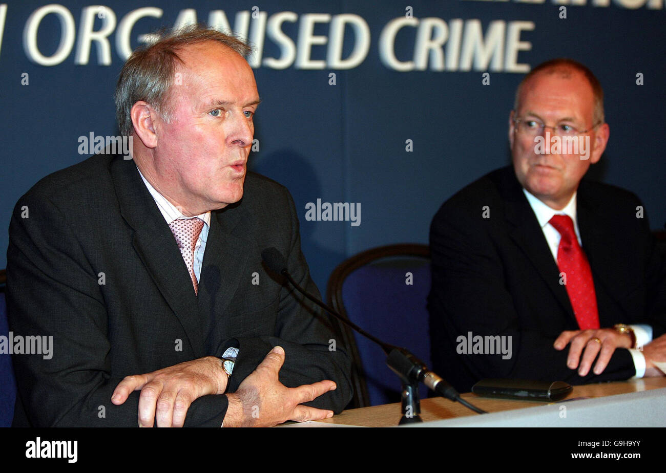 (Left-Right) Garda Commissioner Noel Conroy and the Northern Ireland ...