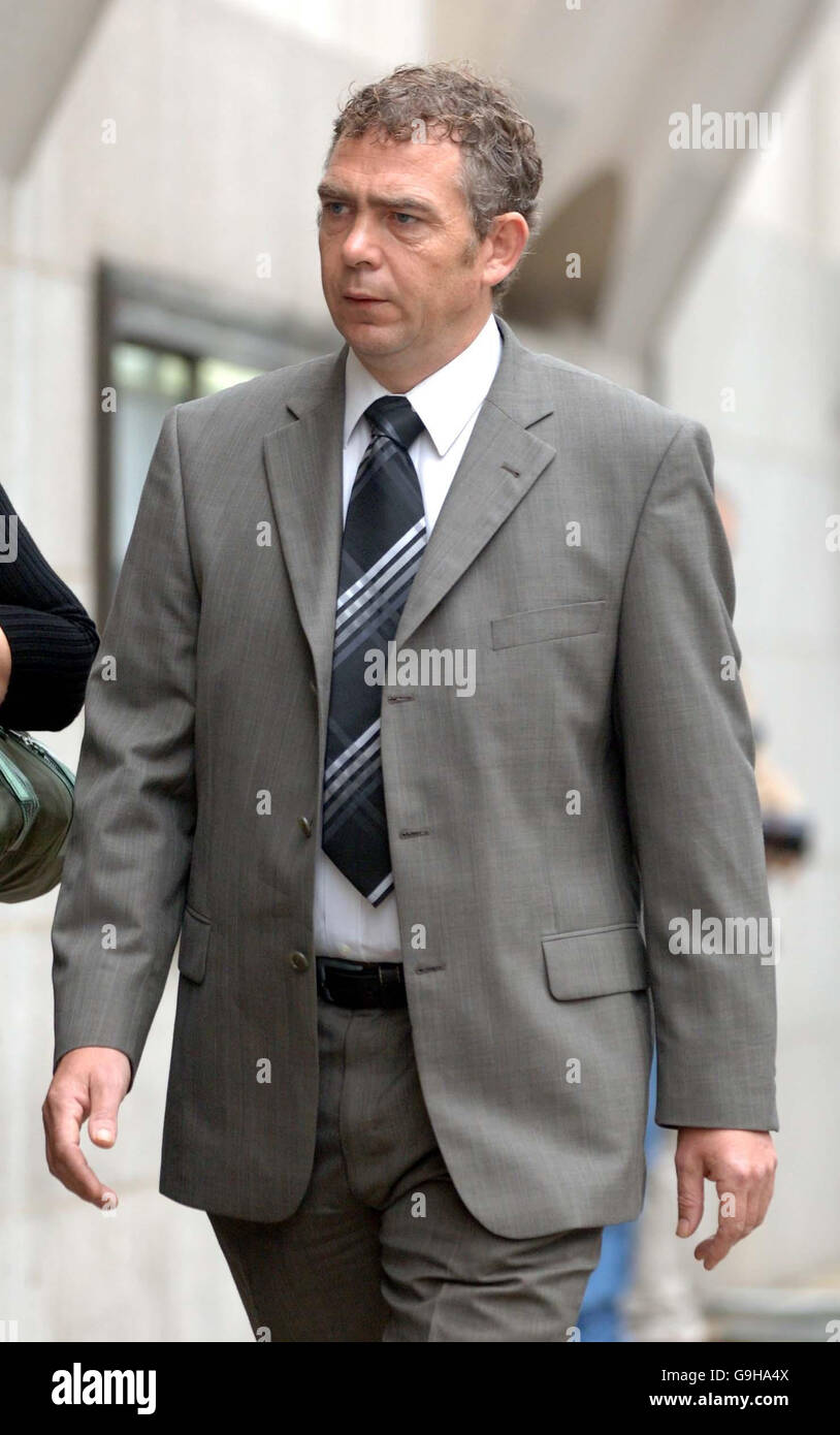 Leo O'Connor arrives at the Old Bailey in Central London for a pre ...