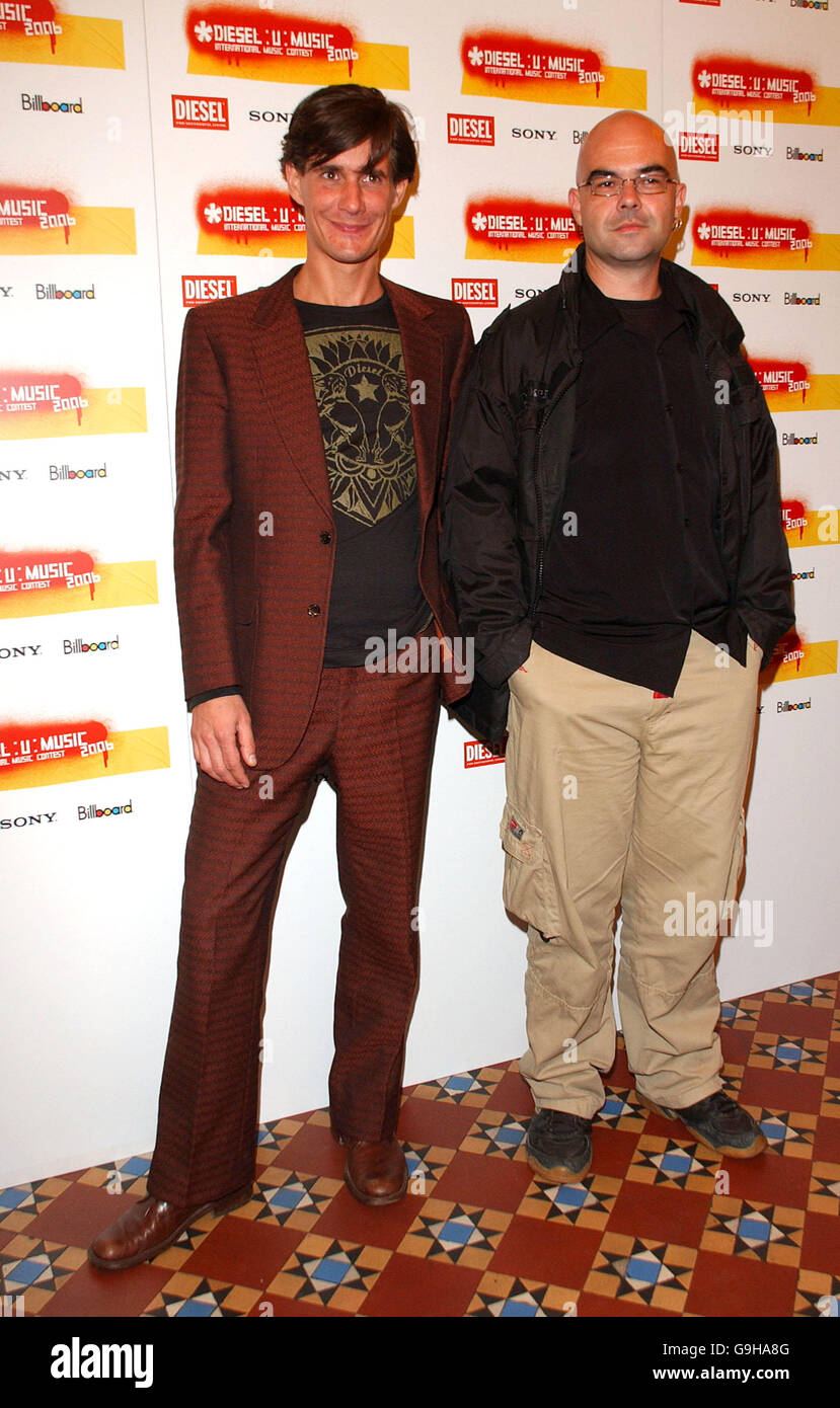 Absent Minded arriving at the Diesel U-Music Awards ceremony at ...