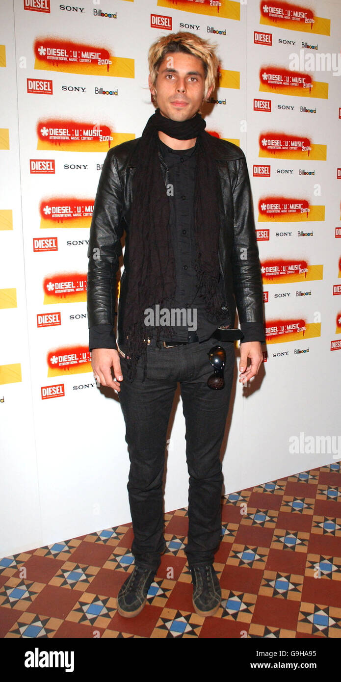 The Very arriving at the Diesel U-Music Awards ceremony at Shoreditch ...