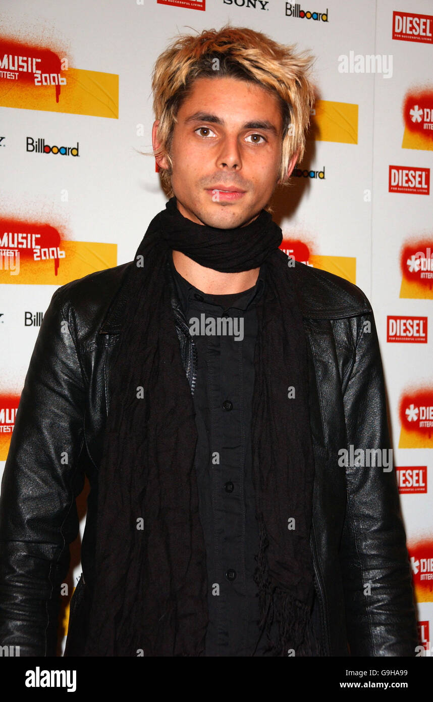 The Very arriving at the Diesel U-Music Awards ceremony at Shoreditch ...