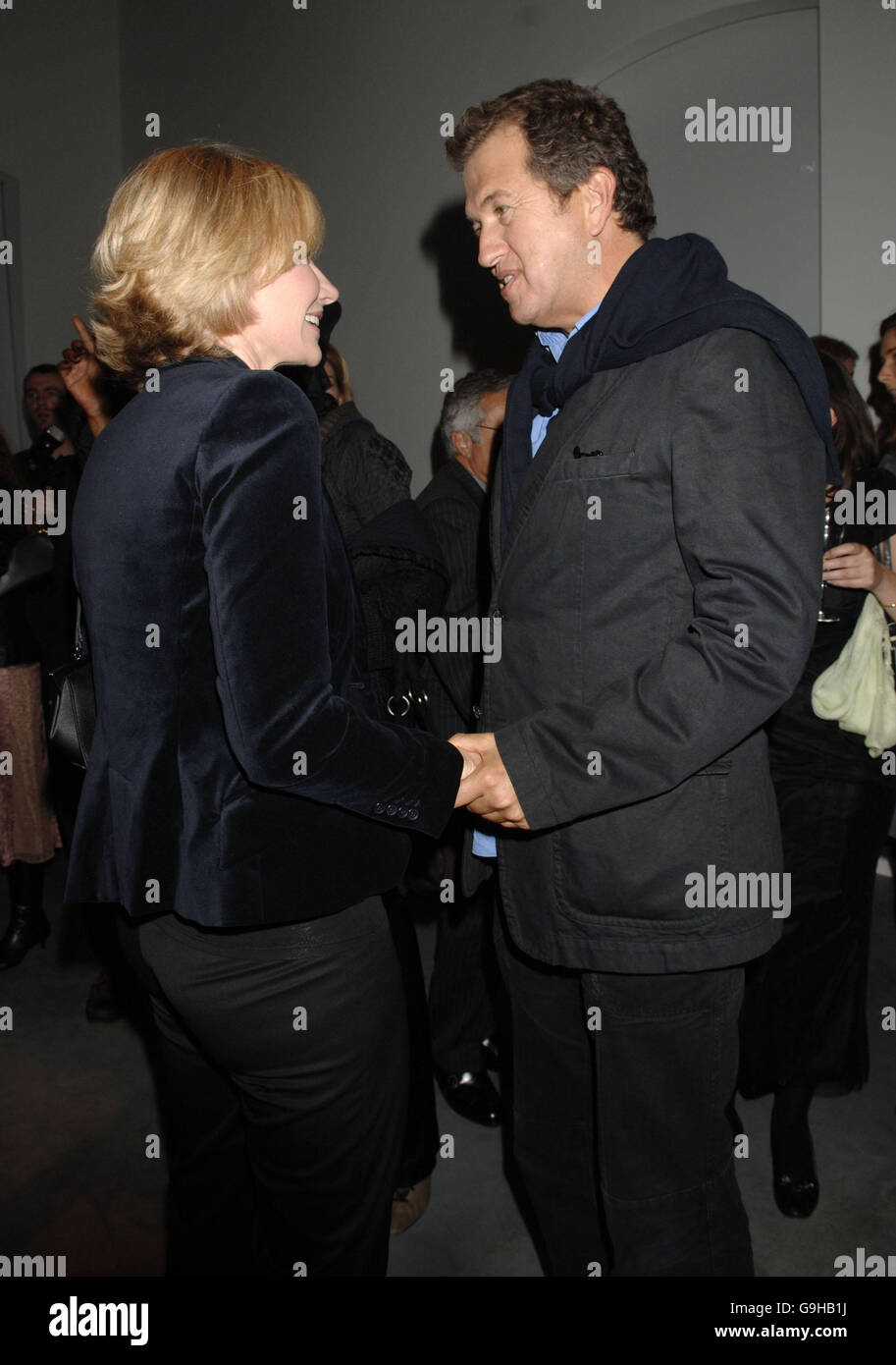 Celebrities attend inaugural exhibition works artist james turrell hi ...