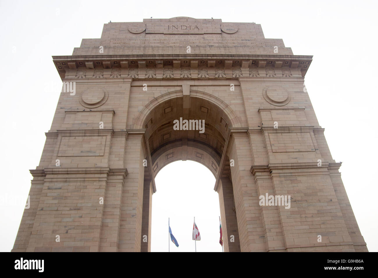 Evening at the India Gate a war memorial honoring the Indian soldier ...