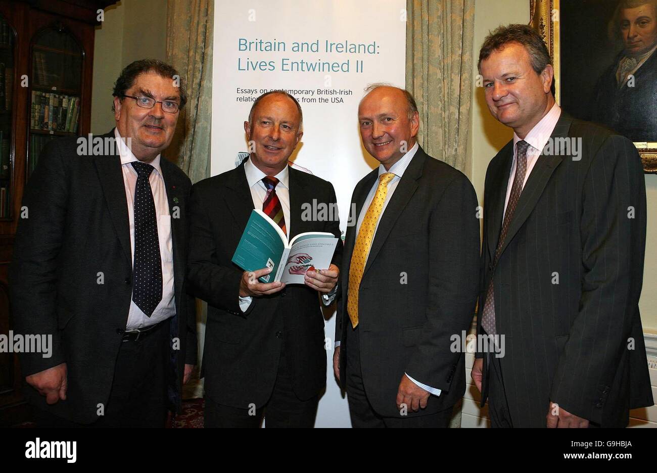 British ambassador david reddaway and tony reilly hi-res stock ...