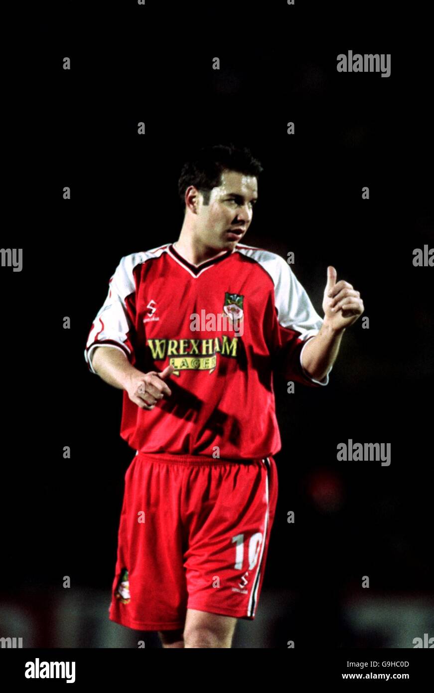Soccer - Friendly - Wrexham v Manchester United Stock Photo - Alamy