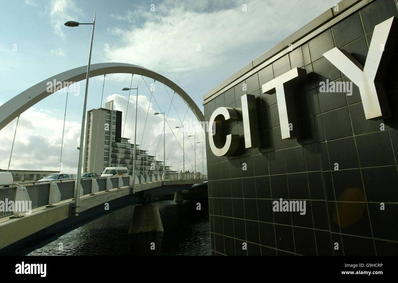 Clyde Arch bridge Stock Photo - Alamy